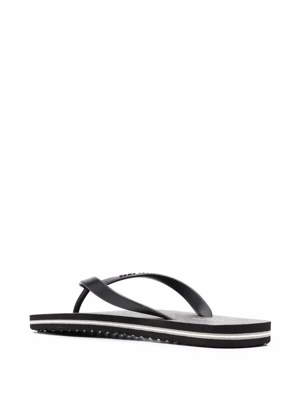 Michael Kors Thong Strap Flip Flops - Black