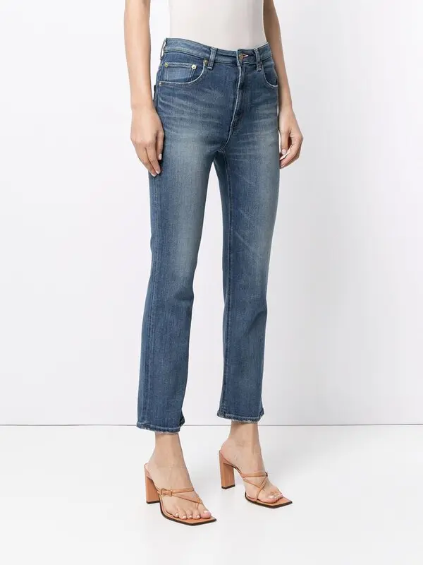 TU ES MON TRESOR Cropped Jeans - Blue