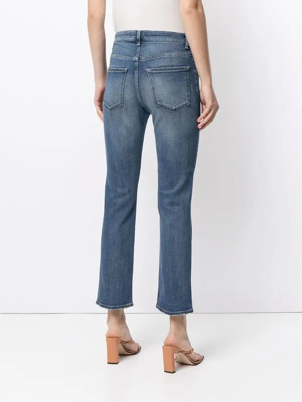 TU ES MON TRESOR Cropped Jeans - Blue