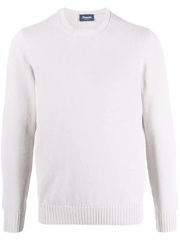 DRUMOHR Round-neck Jumper - Grey
