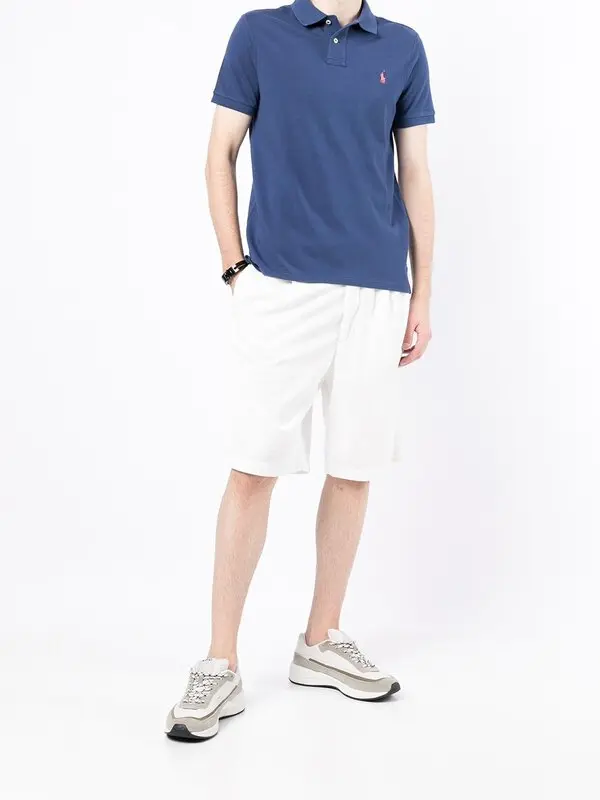 Polo Ralph Lauren Embroidered Logo Polo Shirt - Blue