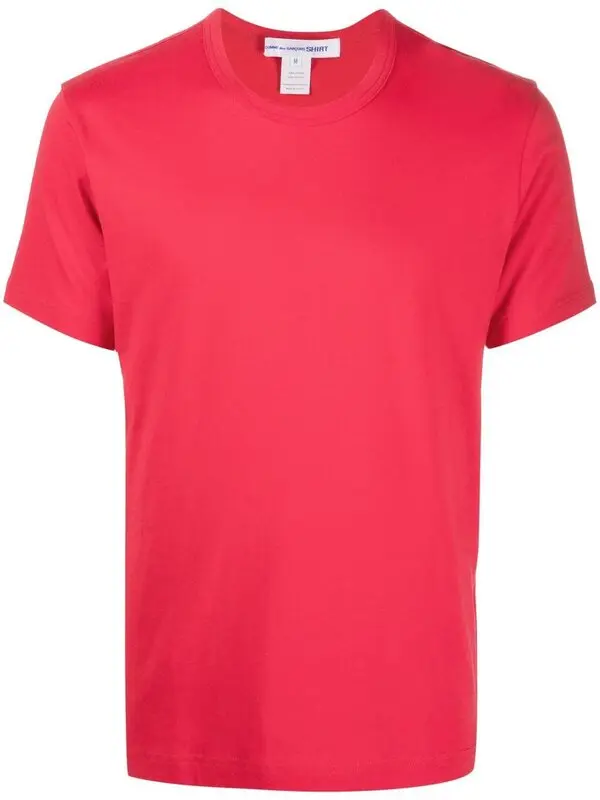 Comme Des Garçons Logo-print Cotton T-shirt - Red