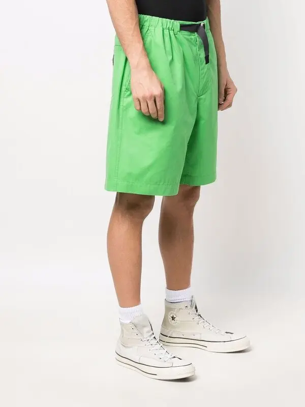 Kenzo Belted Logo Patch Shorts
