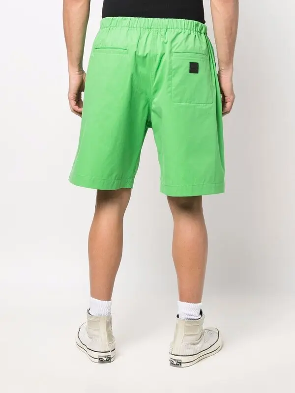 Kenzo Belted Logo Patch Shorts