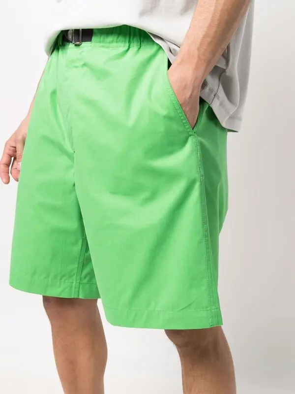 Kenzo Belted Logo Patch Shorts