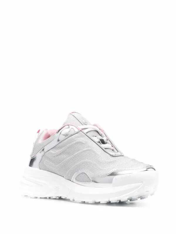 Givenchy Metallic-effect Leather Sneakers