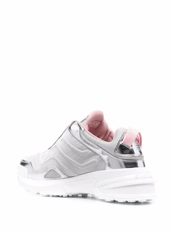 Givenchy Metallic-effect Leather Sneakers