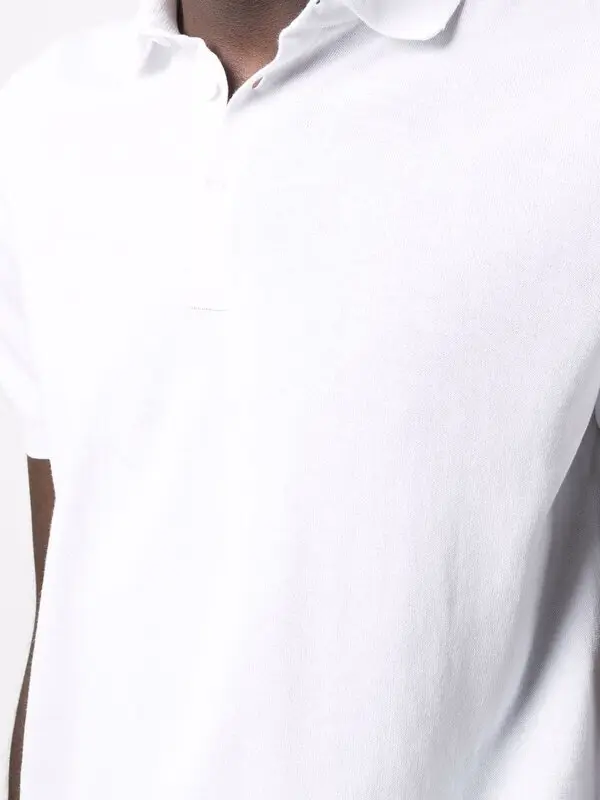 FILERIA Ribbed-trim Cotton Polo Shirt