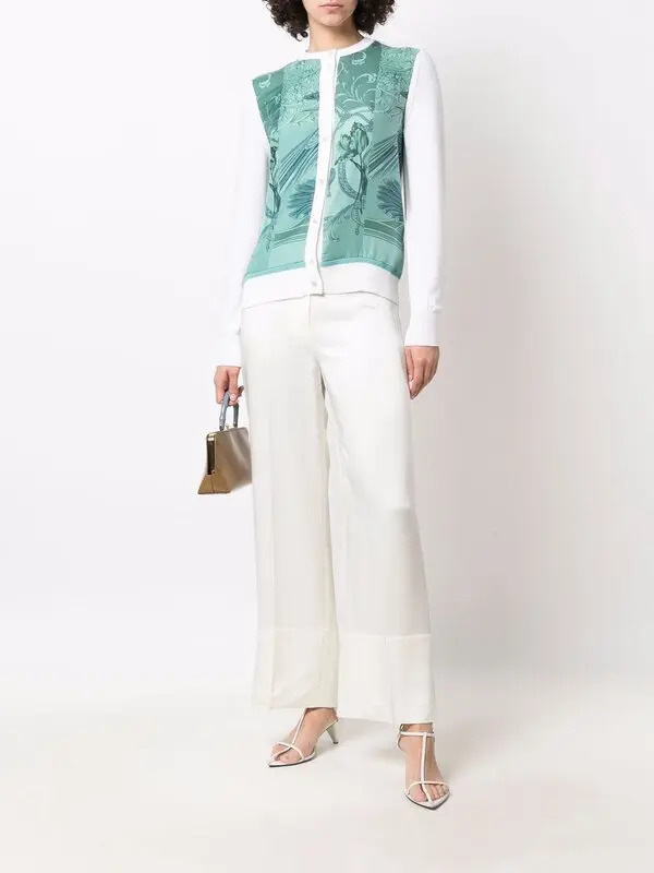 FERRAGAMO Floral-print Buttoned Cardigan