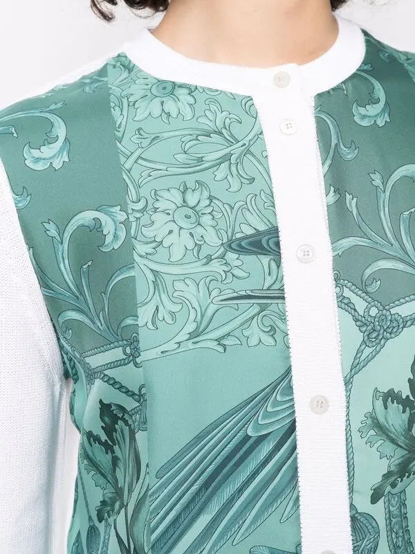 FERRAGAMO Floral-print Buttoned Cardigan