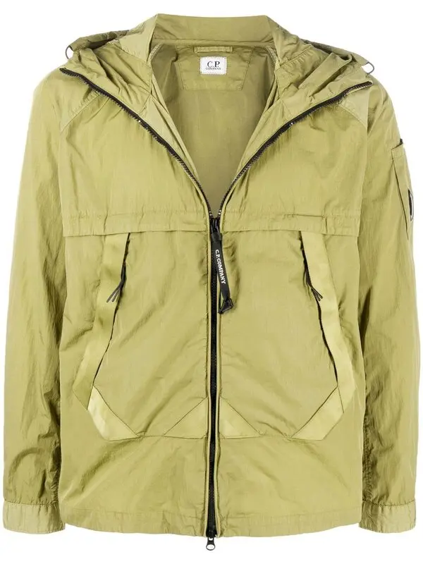 C.P. COMPANY Chrome-r Hooded Jacket - Green