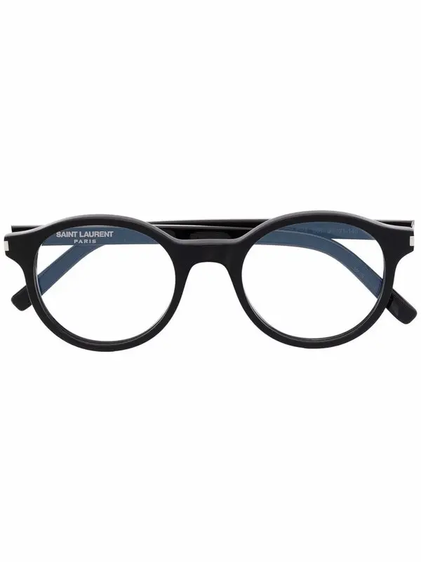 Saint Laurent Round-frame Glasses - Black