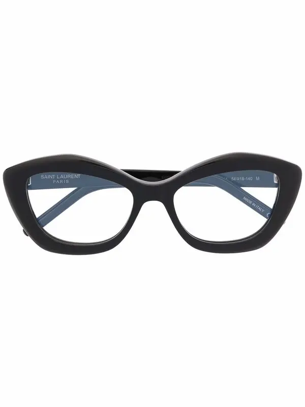 Saint Laurent Cat Eye Frame Glasses - Black