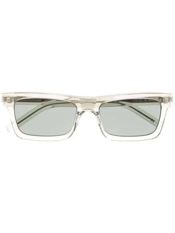 Saint Laurent Square-frame Sunglasses - Neutrals