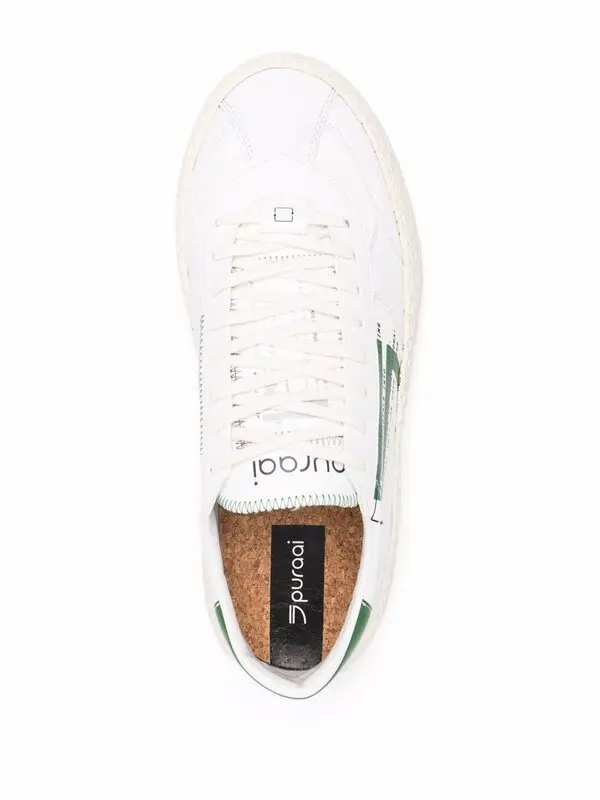 PURAAI Slogan-print Low Top Sneakers