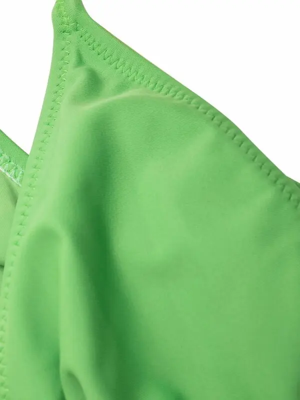Nanushka Halterneck Bikini Top - Green