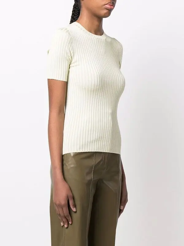Nanushka Ribbed Knit T-shirt