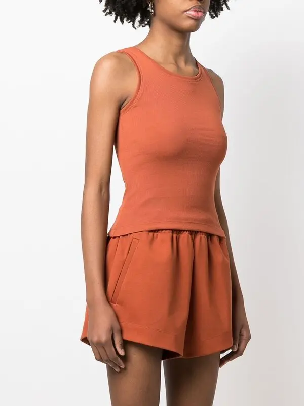 STYLAND Slim-cut Tank Top - Orange