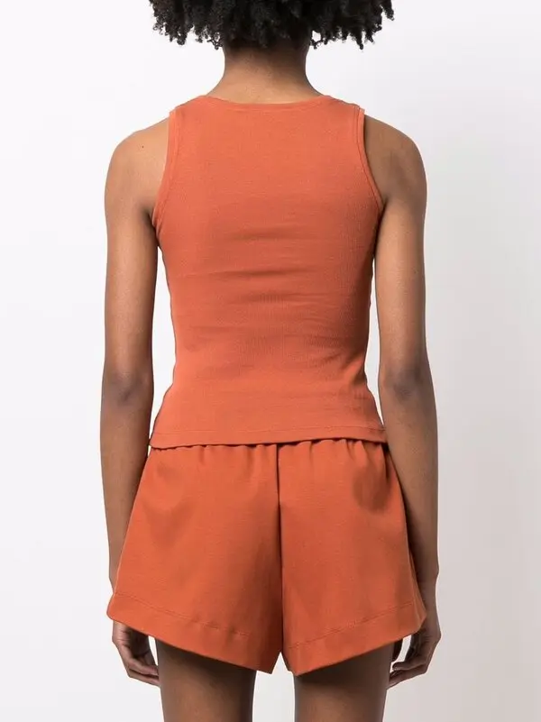 STYLAND Slim-cut Tank Top - Orange