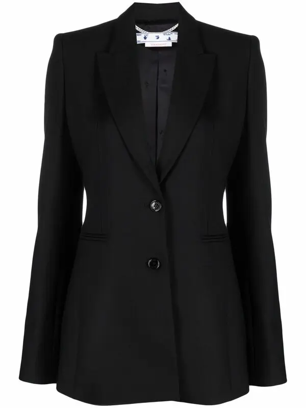 Off-White Corporate Single-breasted Blazer