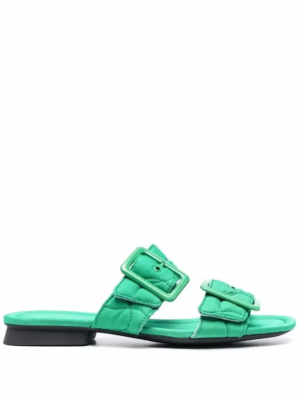 Camper Casi Myra Double-strap Sandals - Green