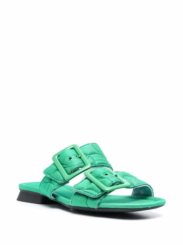 Camper Casi Myra Double-strap Sandals - Green