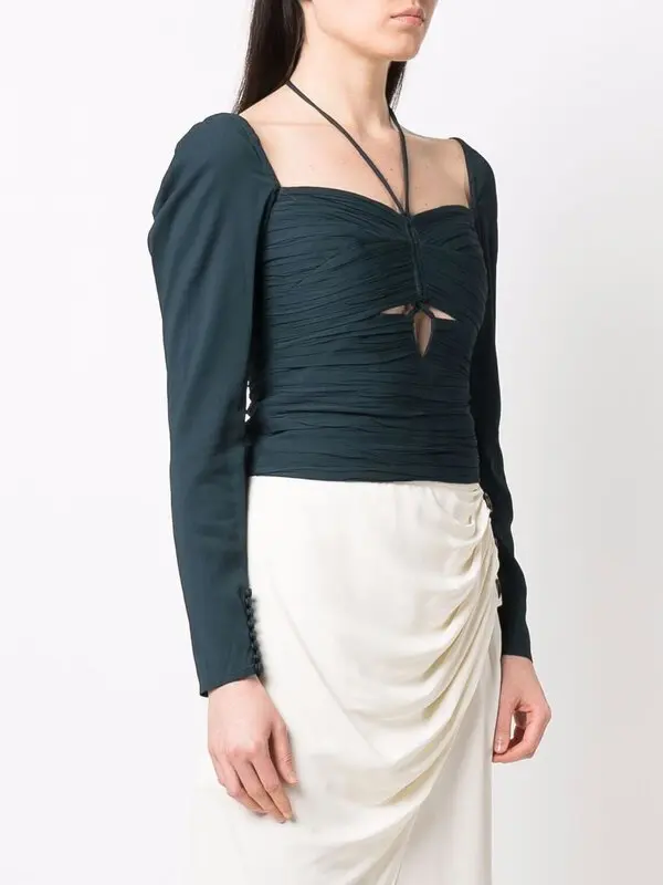SELF-PORTRAIT Crepe Top