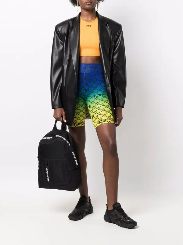 Off-White Arrows Print Biker Shorts