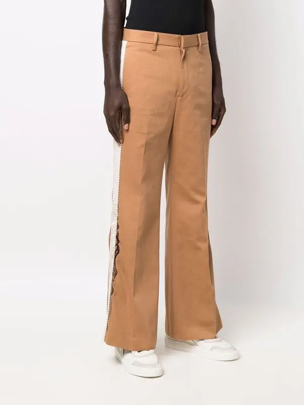 DOUBLET Side-trim Flared Trousers