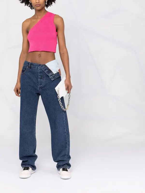 Jacquemus La Maille Ascu One-shoulder Top