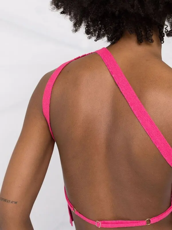 Jacquemus La Maille Ascu One-shoulder Top