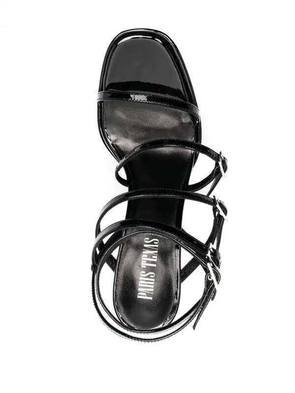 Paris Texas Strappy 135mm Platform Sandals - Black