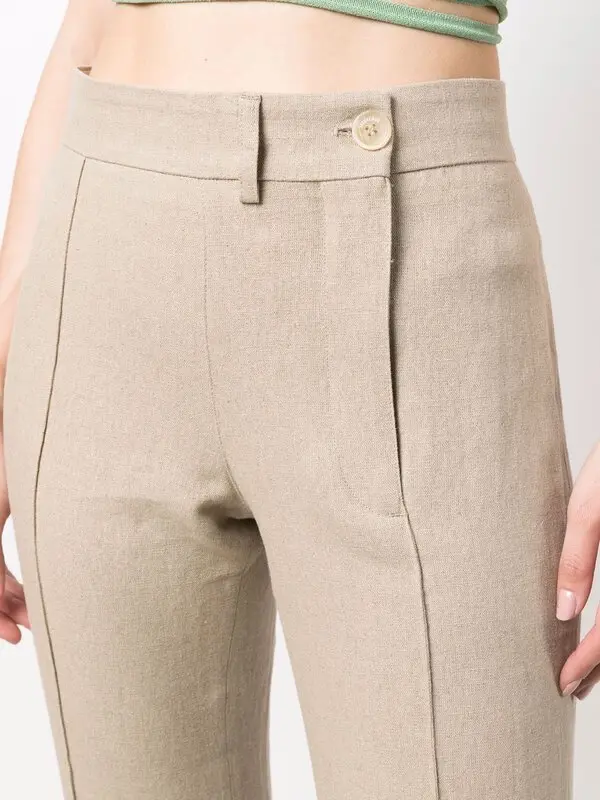 Jacquemus Le Pantalon Fresa Tailored Trousers - Neutrals