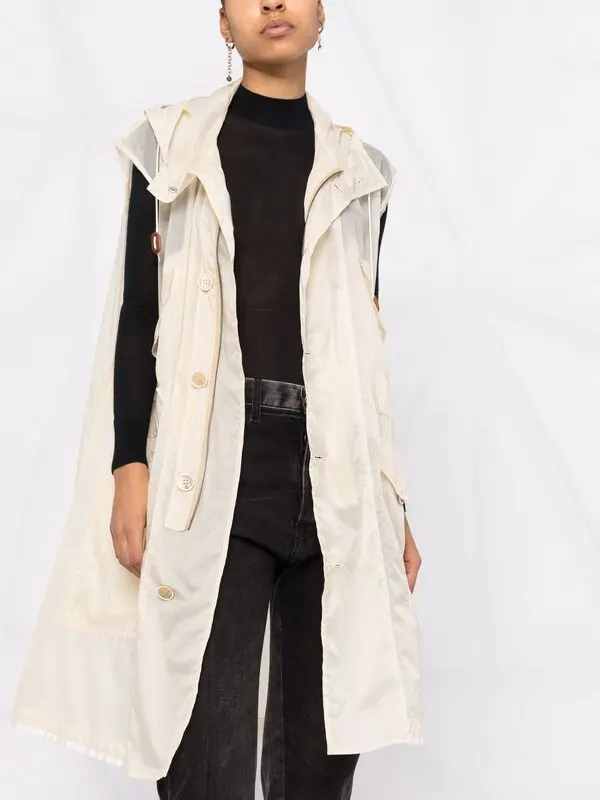 MAISON MARGIELA Belted Hooded Trench Coat