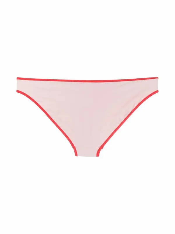 DIESEL® Contrast-trimmed Bikini Bottoms - Neutrals