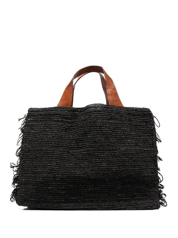 IBELIV Onja Woven Tote - Black