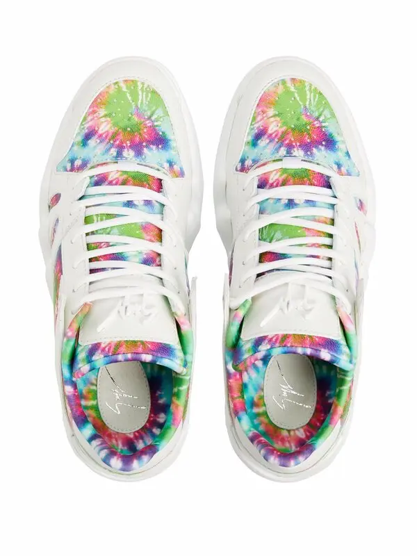 GIUSEPPE ZANOTTI Talon Mid-top Sneakers - White