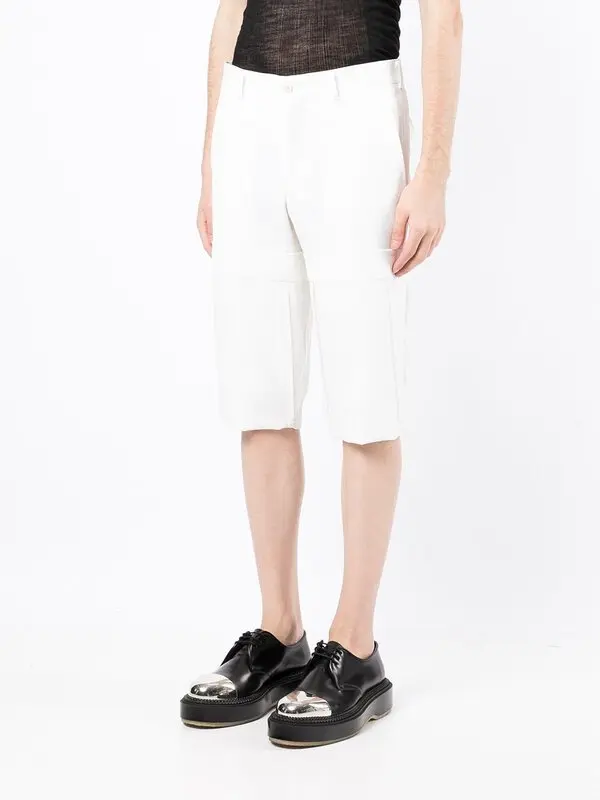 Comme Des Garçons Cropped Tailored Trousers
