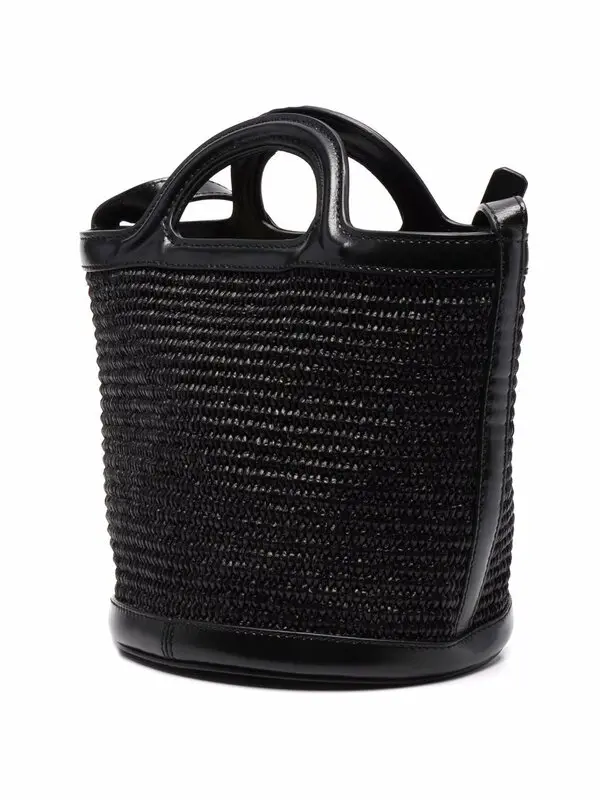 Marni Small Tropicalia Bucket Bag - Black