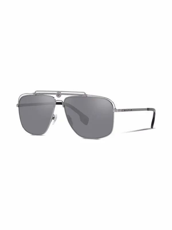 Versace Pilot-frame Sunglasses - Grey