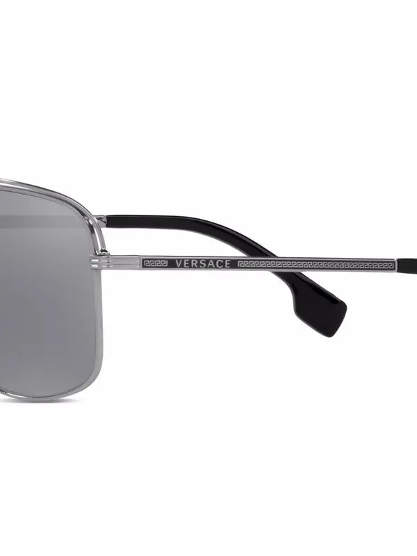Versace Pilot-frame Sunglasses - Grey