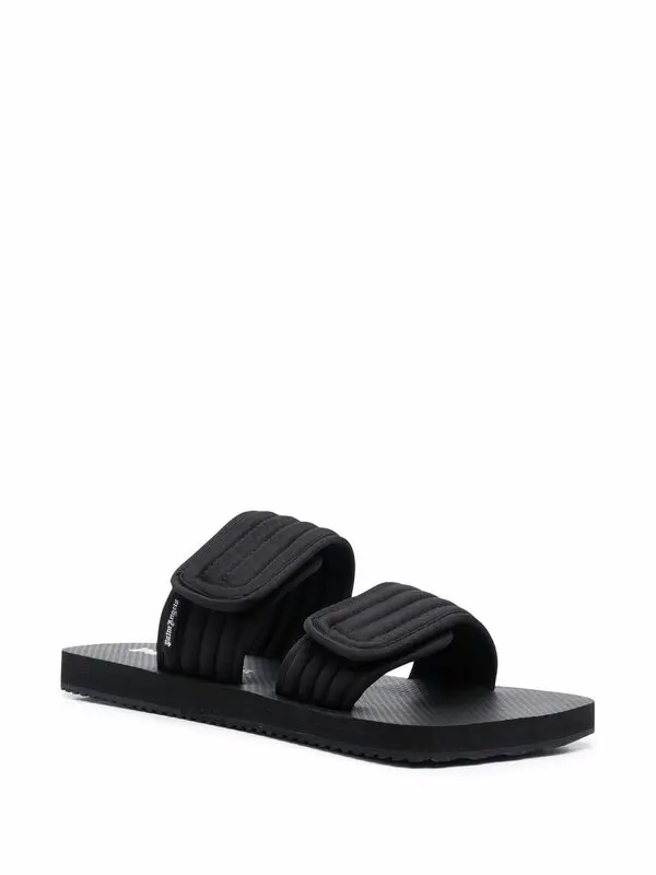 Palm Angels Touch-strap Quilted Slides