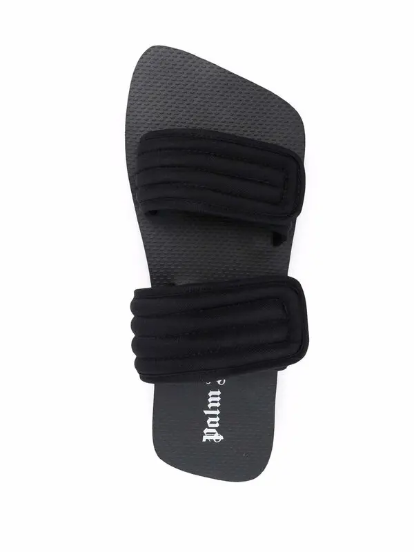 Palm Angels Touch-strap Quilted Slides