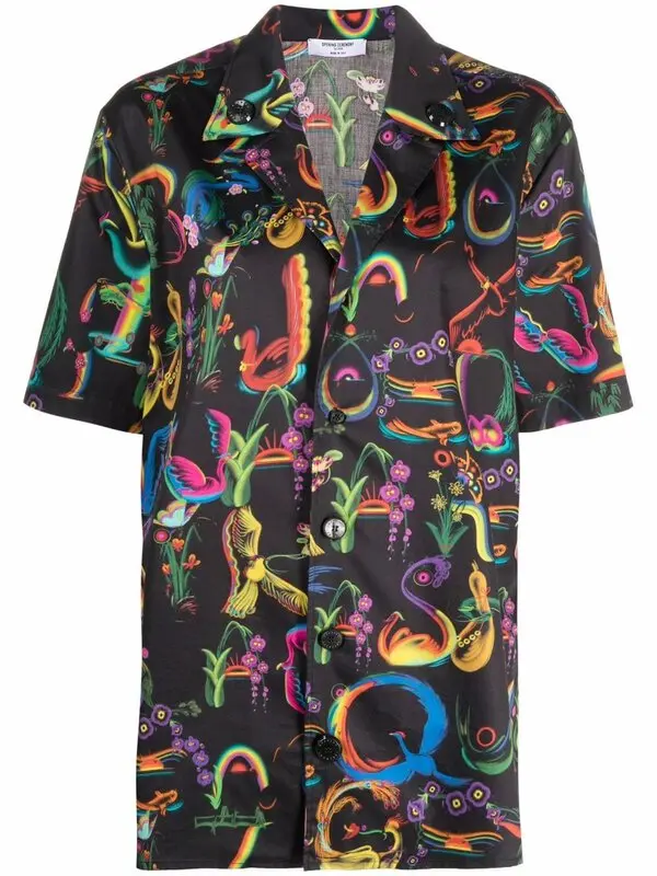 Opening Ceremony Alphabet-print Short-sleeved Shirt