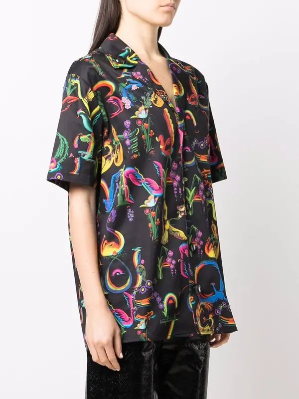 Opening Ceremony Alphabet-print Short-sleeved Shirt