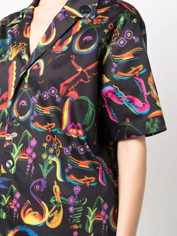 Opening Ceremony Alphabet-print Short-sleeved Shirt