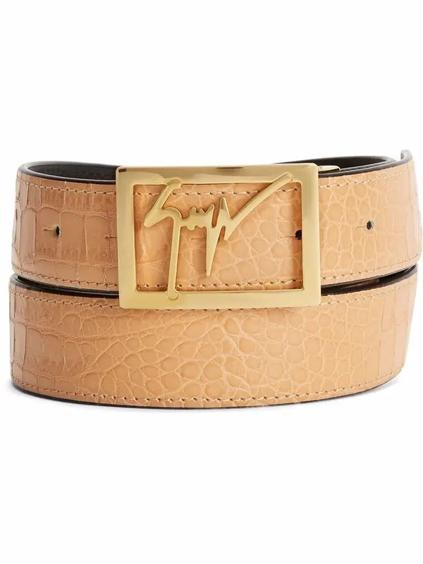 GIUSEPPE ZANOTTI Linum Belt - Neutrals