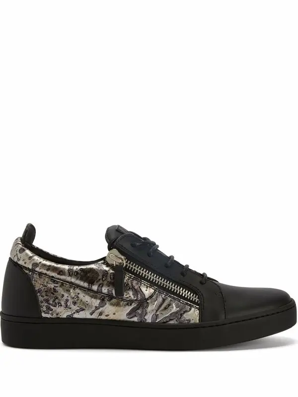 GIUSEPPE ZANOTTI Frankie Double-zip Low-top Sneakers
