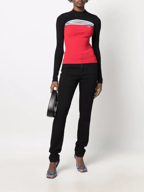 DIESEL® Cut Out-detail Knitted Top