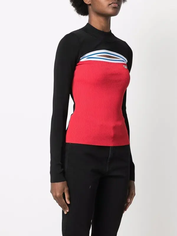 DIESEL® Cut Out-detail Knitted Top